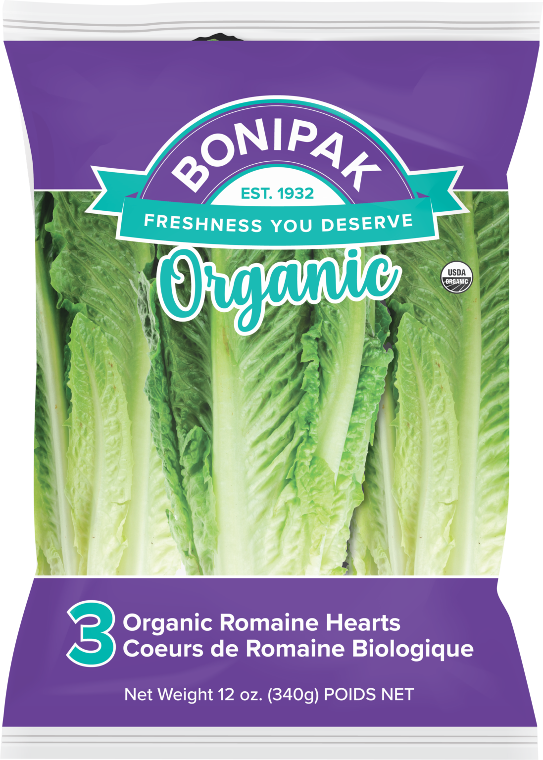 Organic Romaine Hearts
