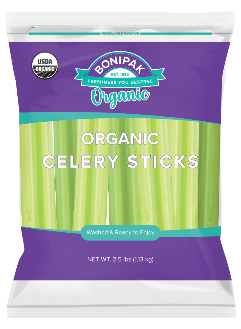 Organic Celery Sticks – Bonipak Produce Inc